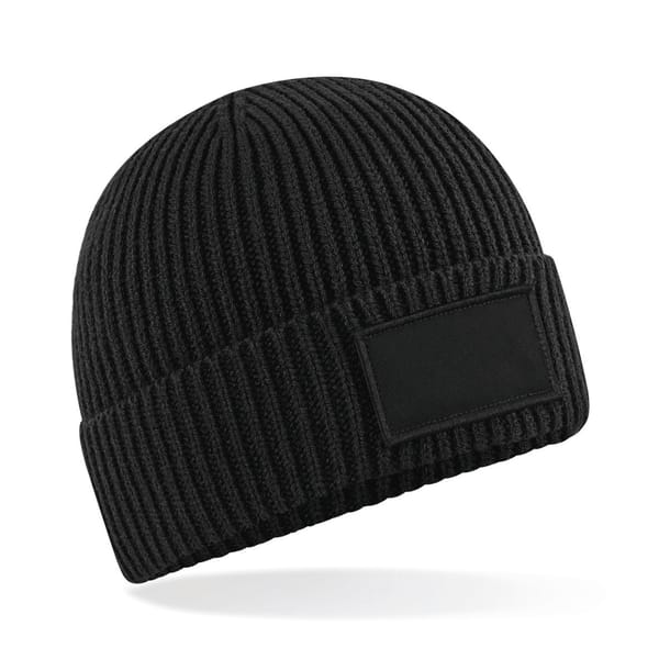 Gorro fashion com patch - Beechfield