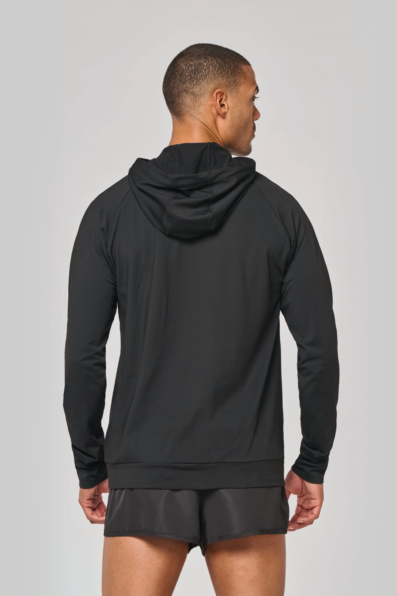 Sweatshirt de desporto 1/2 fecho com capuz unissexo - PROACT®